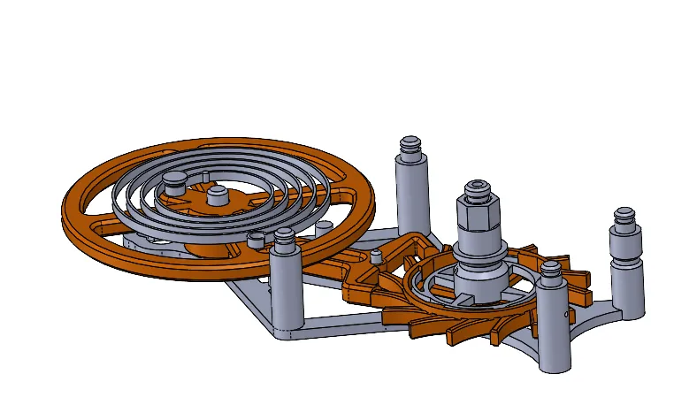 Weight-Driven Swiss Lever Escapement Mechanism by Its On My Mind ...