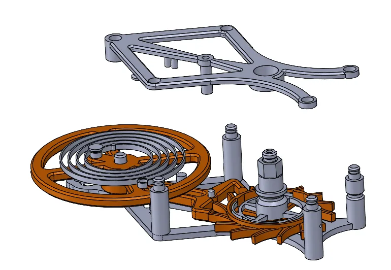 Weight-Driven Swiss Lever Escapement Mechanism by Its On My Mind ...