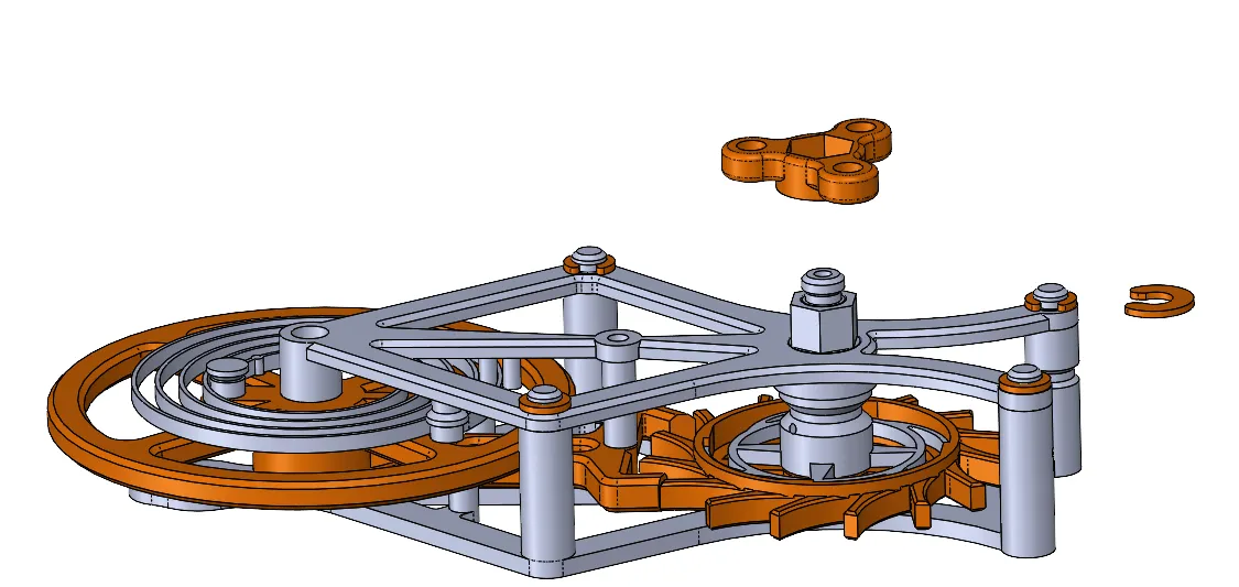 Weight-Driven Swiss Lever Escapement Mechanism by Its On My Mind ...