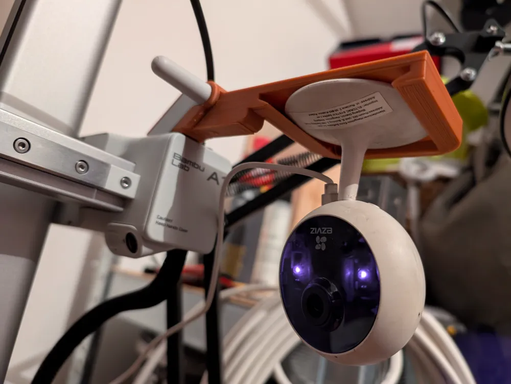 BambuLab A1 camera holder for EZVIZ C1C v1 by Theo MakerWorld: Download ...