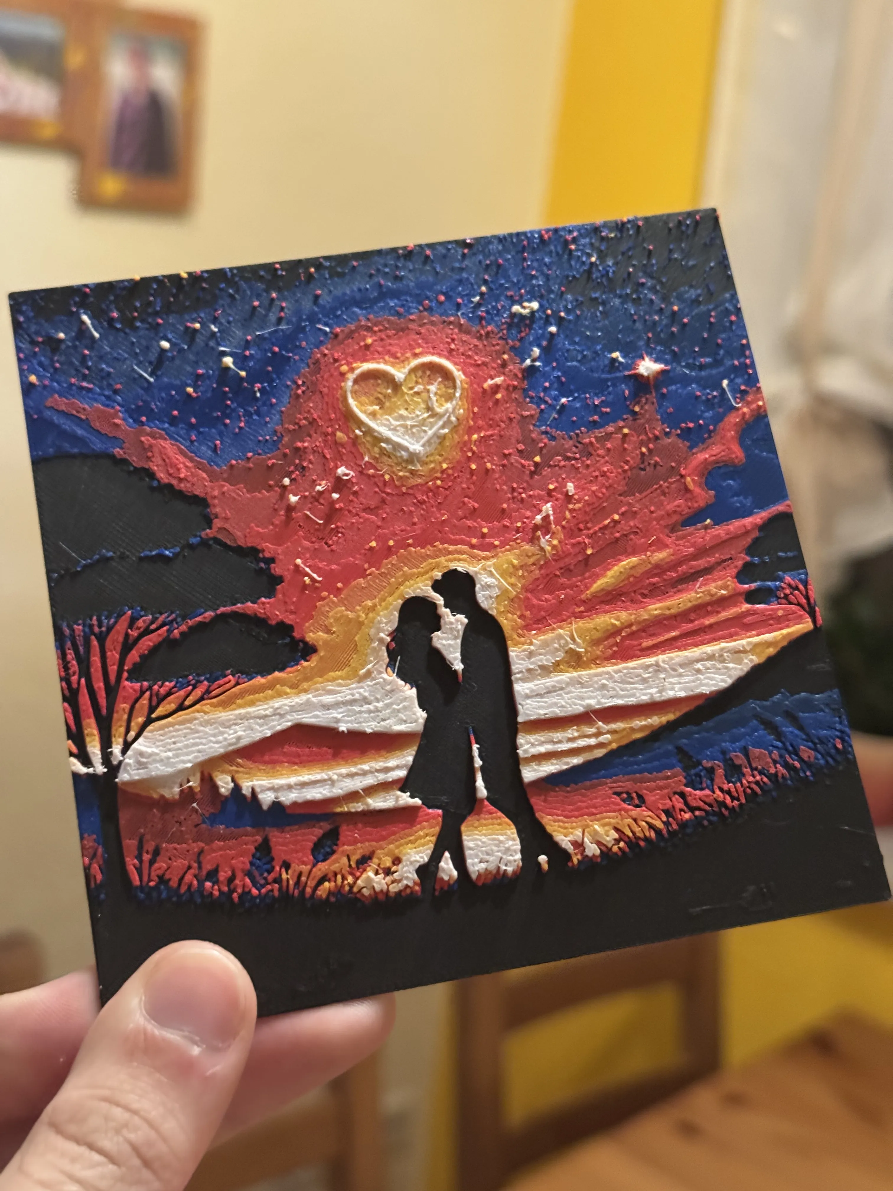 romantic Sunset - Free 3D Print Model - MakerWorld