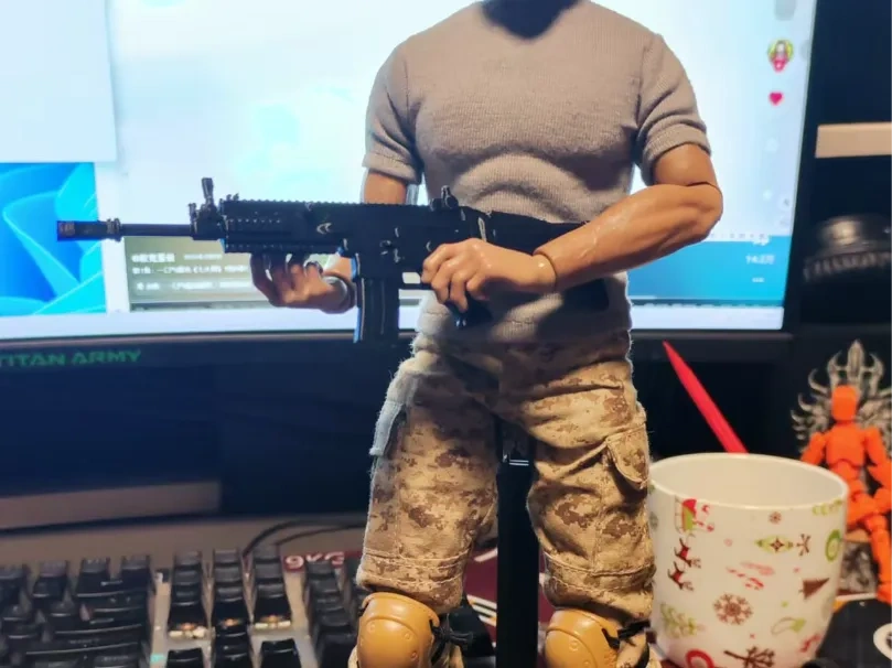 Arma MK17 para figura de acción a escala 1:6 por 熊小猫 MakerWorld: Descarga Modelos 3D Gratuitos