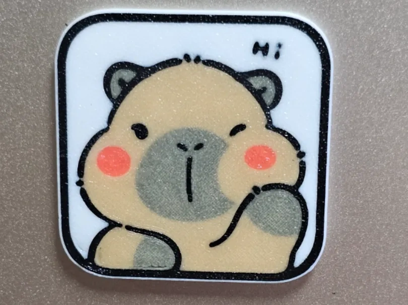 Capybara Refrigerator Magnet Set (18/24) by 狂飙di小猪 - MakerWorld