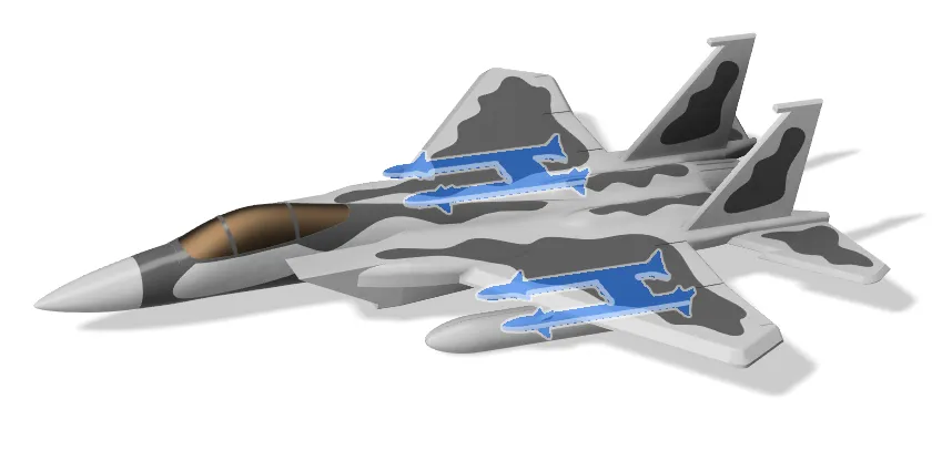 F-15 Plane Kit Card by planes01 - MakerWorld