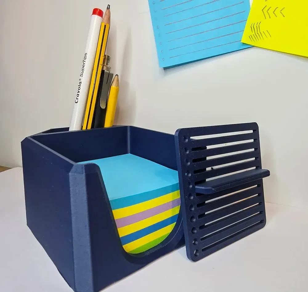 POST IT NOTE & PEN HOLDER by DT3D_PR1NT - MakerWorld