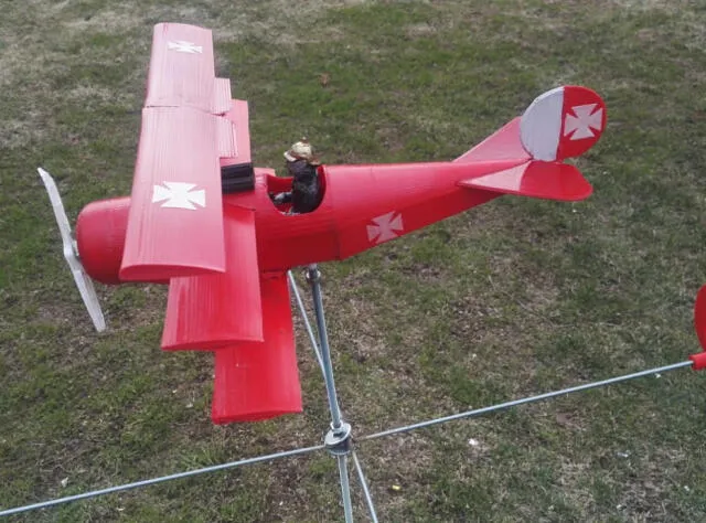 Red Baron weather vane ABS by BankaPiva - MakerWorld