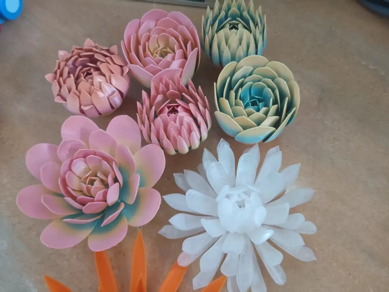 Blooming (Print-in-Place Flower Buds) by 路萤3D打印 MakerWorld: Download ...