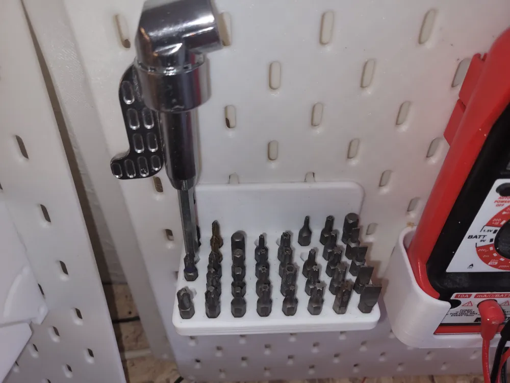 Skadis Bit Holder - Free 3D Print Model - MakerWorld