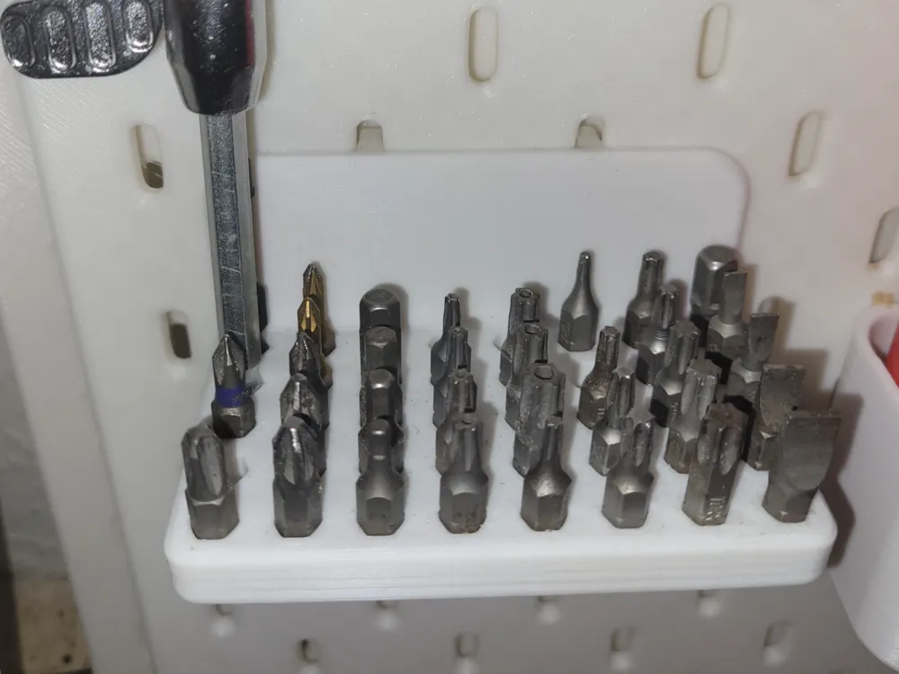 Skadis Bit Holder - Free 3D Print Model - MakerWorld