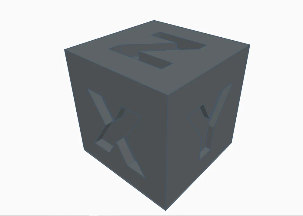 XYZ axis test cube (20mm) by Burak6565 MakerWorld: Download Free 3D Models
