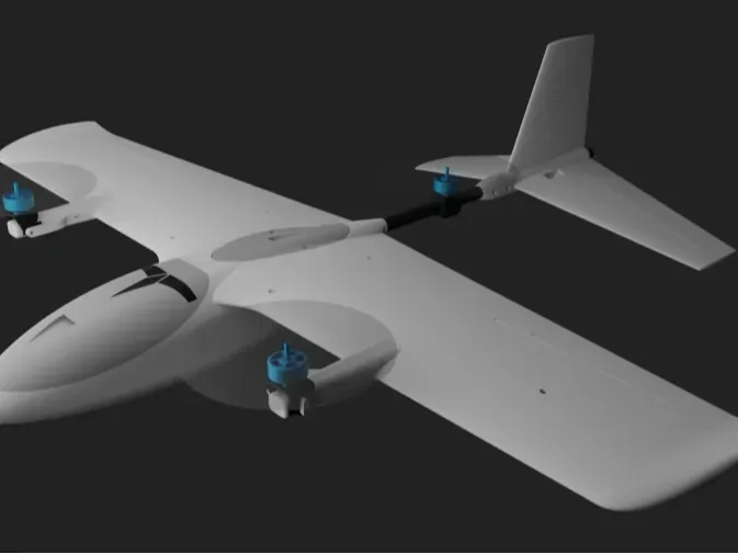 Titan Bumblebee Y3 VTOL Fixed Wing RC Airplane FPV DJI by user ...