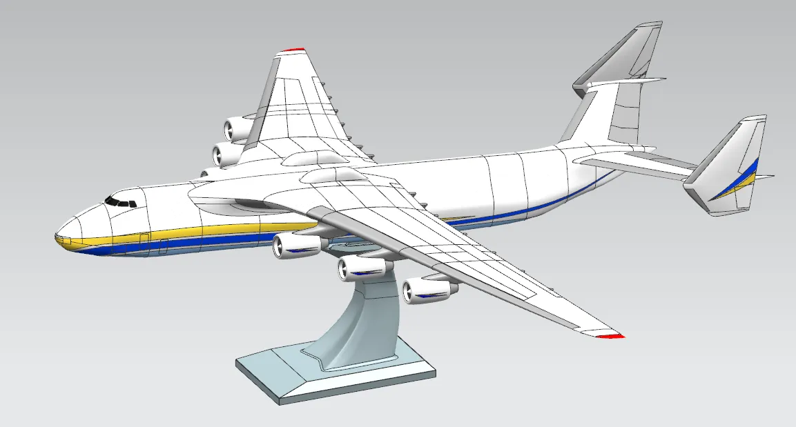 AN-225 Multi-Part Print - Free 3D Print Model - MakerWorld