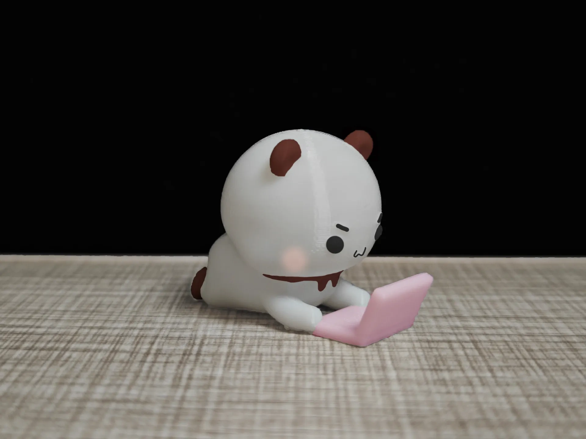 情侣熊系列-趴地上工作的一二（Couple Bear-prostrate_work_Yier） 来自 J.Z.D. - MakerWorld