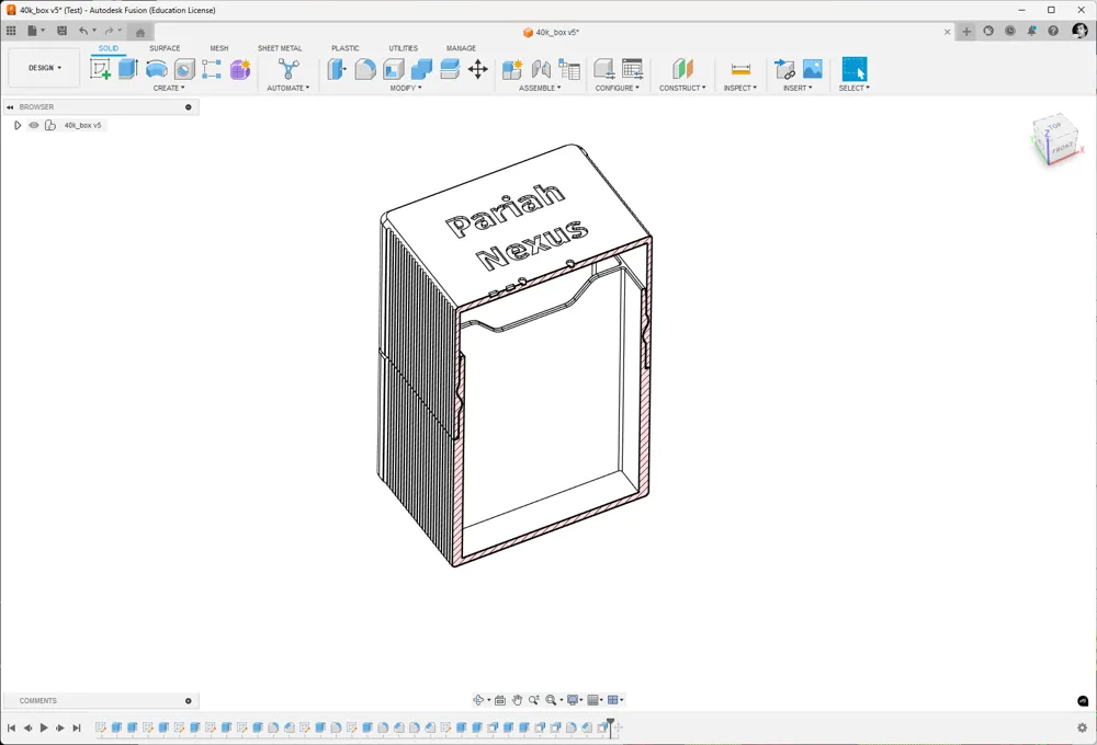 Pariah Nexus Mission Deck box by Georg MakerWorld: Download Free 3D Models