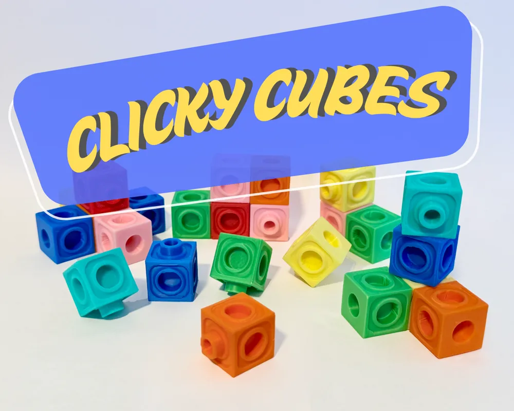 Clicky Cubes – Snap-Together Building Blocks by Lite MakerWorld ...