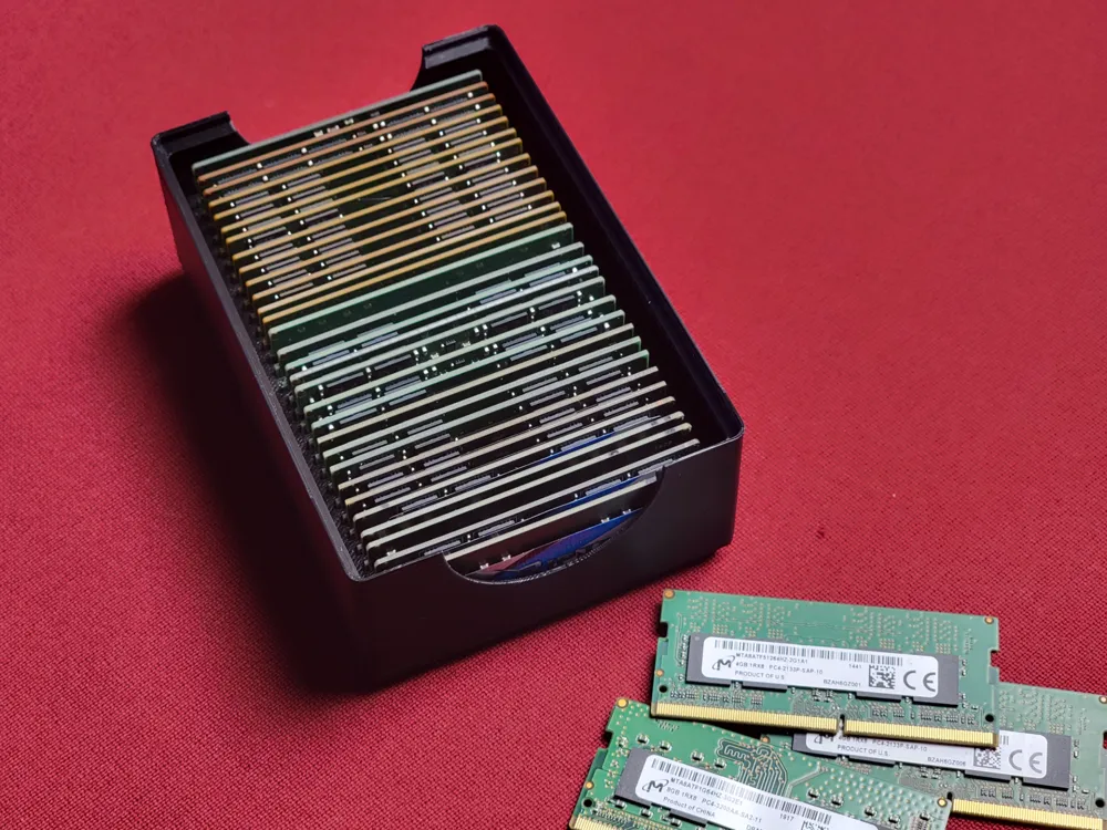 Gridfinity 2x3 SoDIMM RAM Tray - Free 3D Print Model - MakerWorld