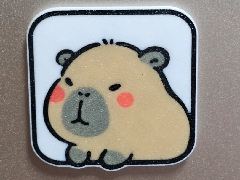 Capybara Refrigerator Magnet Set (21/24) by 狂飙di小猪MakerWorld: Download ...