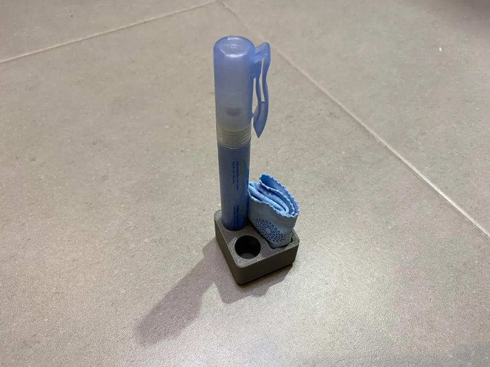 Glasses cleaning pen holder Gridfinity by Ricardo Gomes - MakerWorld