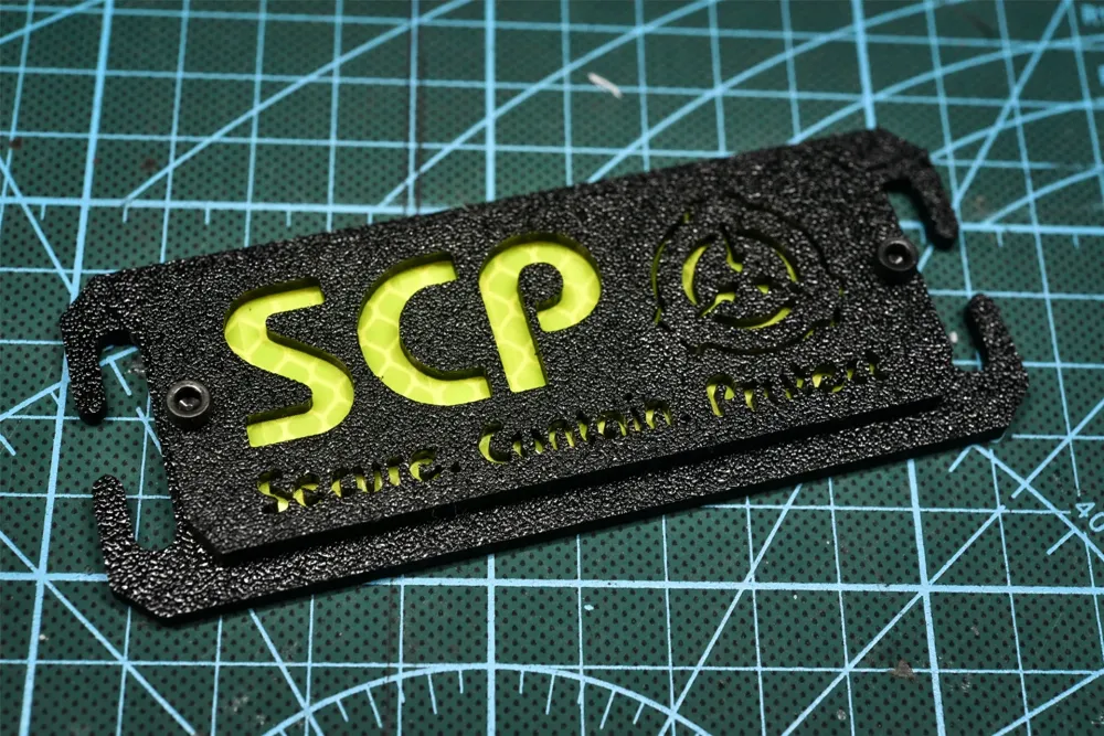 SCP_molle 士气章 来自 ShadyPear - MakerWorld