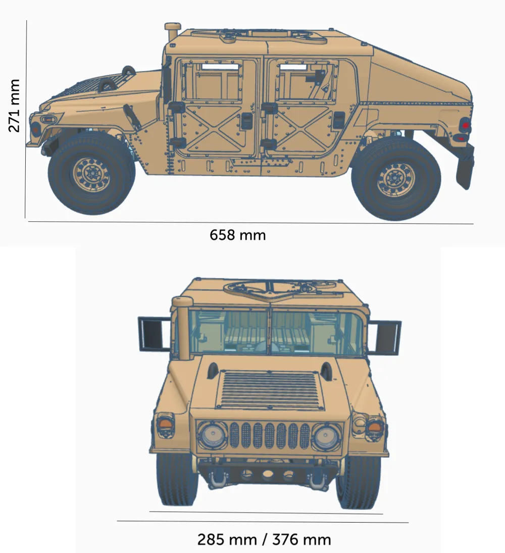 AM General HMMWV Hummer by Petr Stepanek MakerWorld: Download Free 3D ...
