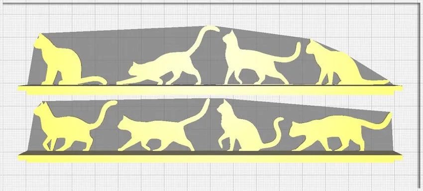 Cats walking on a monitor by Kalbo64 MakerWorld: Download Free 3D Models