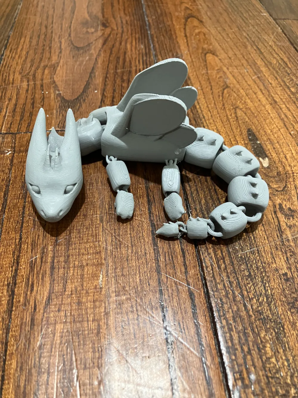 Wings of fire Silk Wing articulated dragon toy by chamblee - MakerWorld