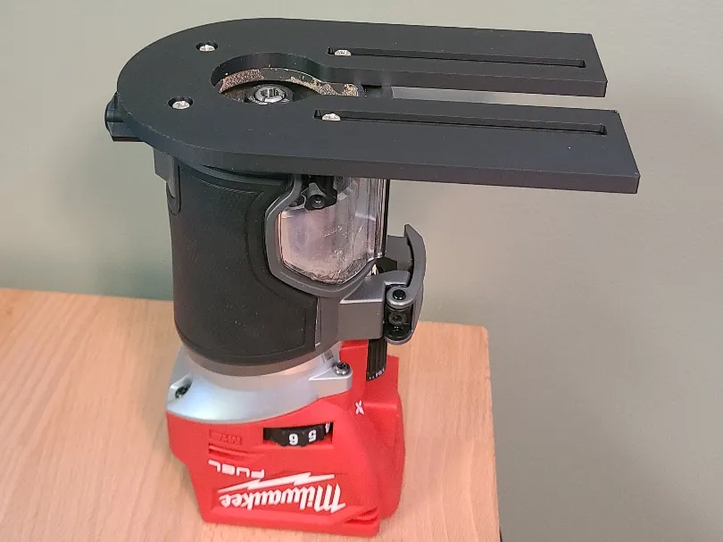 Milwaukee M18 Router Sled by Dr. Kampus MakerWorld: Download Free 3D Models