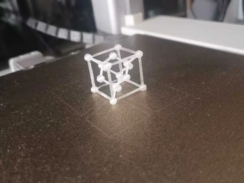 Diamond (structure) unit cell by AirshipAdvance - MakerWorld