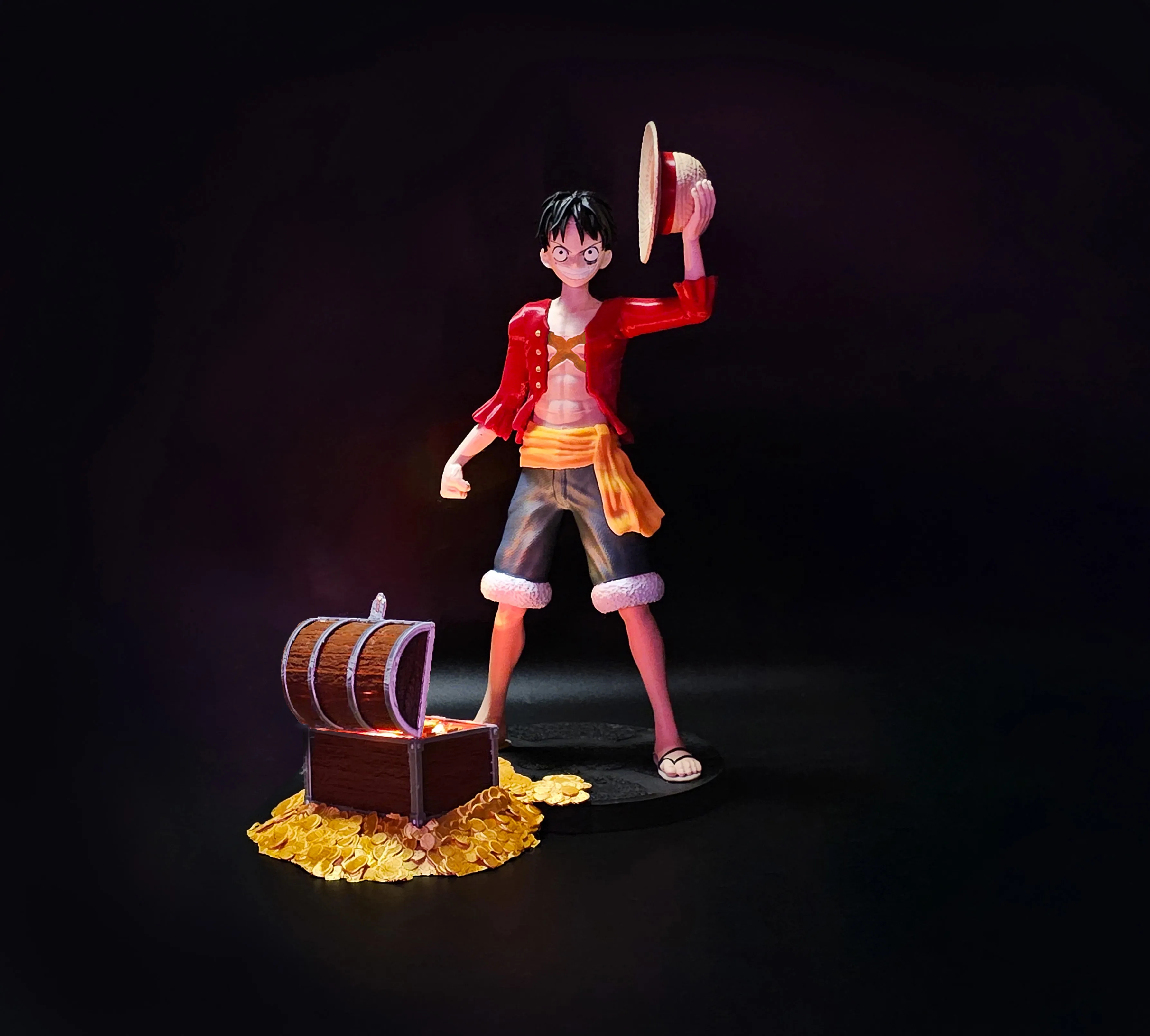 Thanks 4k! Fanart of Luffy and the treasure chest by MiX&BitS ...