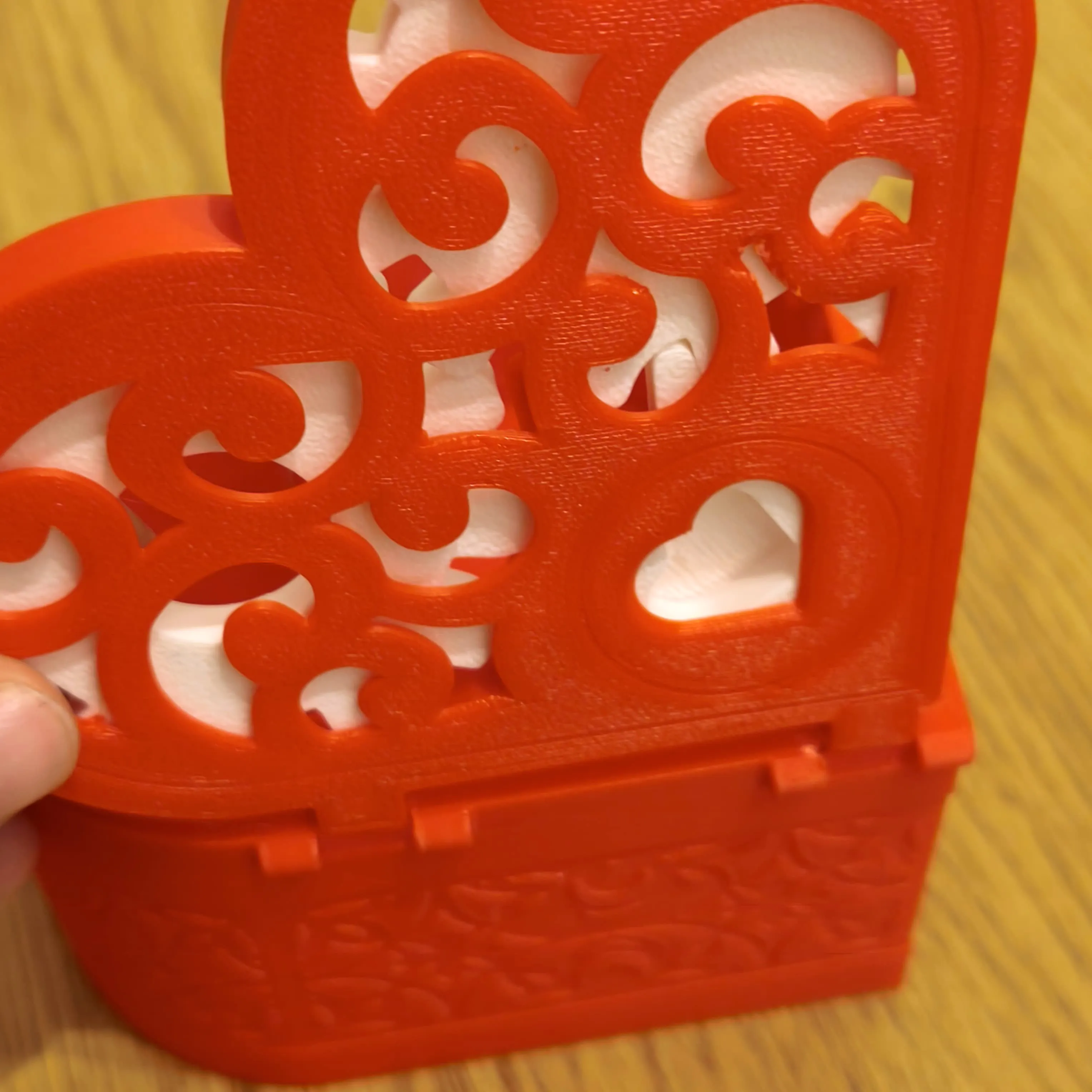 Heart Shaped Lock Box - Gear Lock System with Key - Free 3D Print Model ...