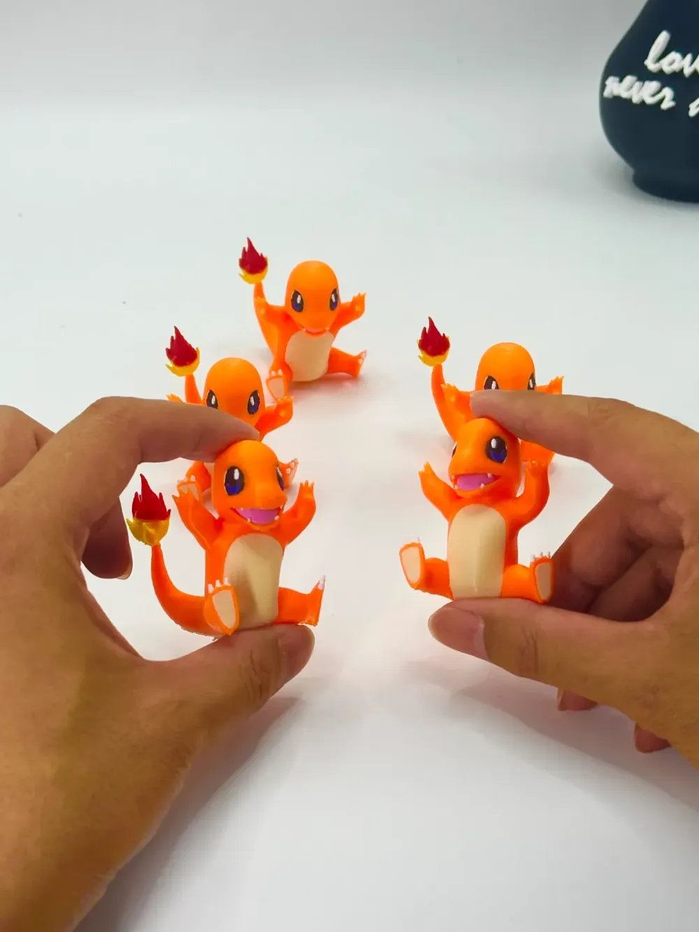 Seated Charmander (8 colors require two AMS) by JL3Dprint MakerWorld ...