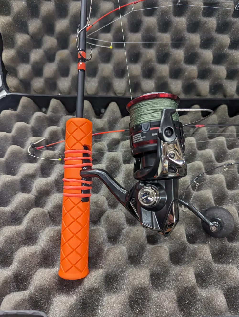 Ice fishing rod handle - Free 3D Print Model - MakerWorld