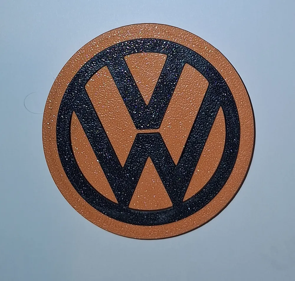 VW T5 wheel center cap emblem by KIM - MakerWorld