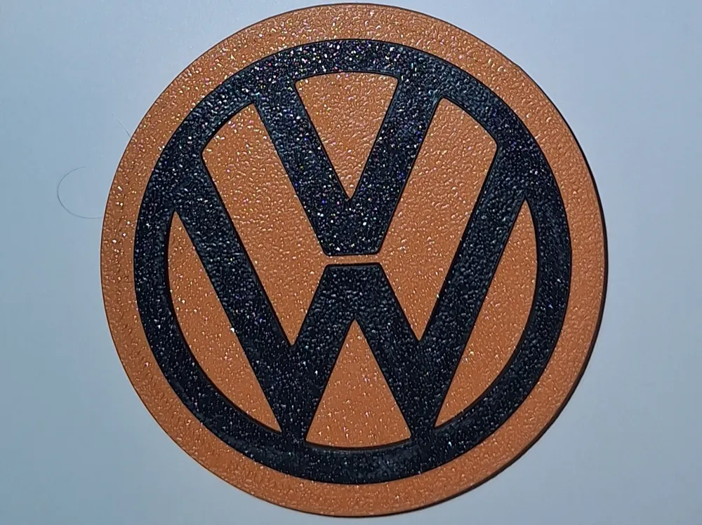 VW T5 wheel center cap emblem by KIM - MakerWorld