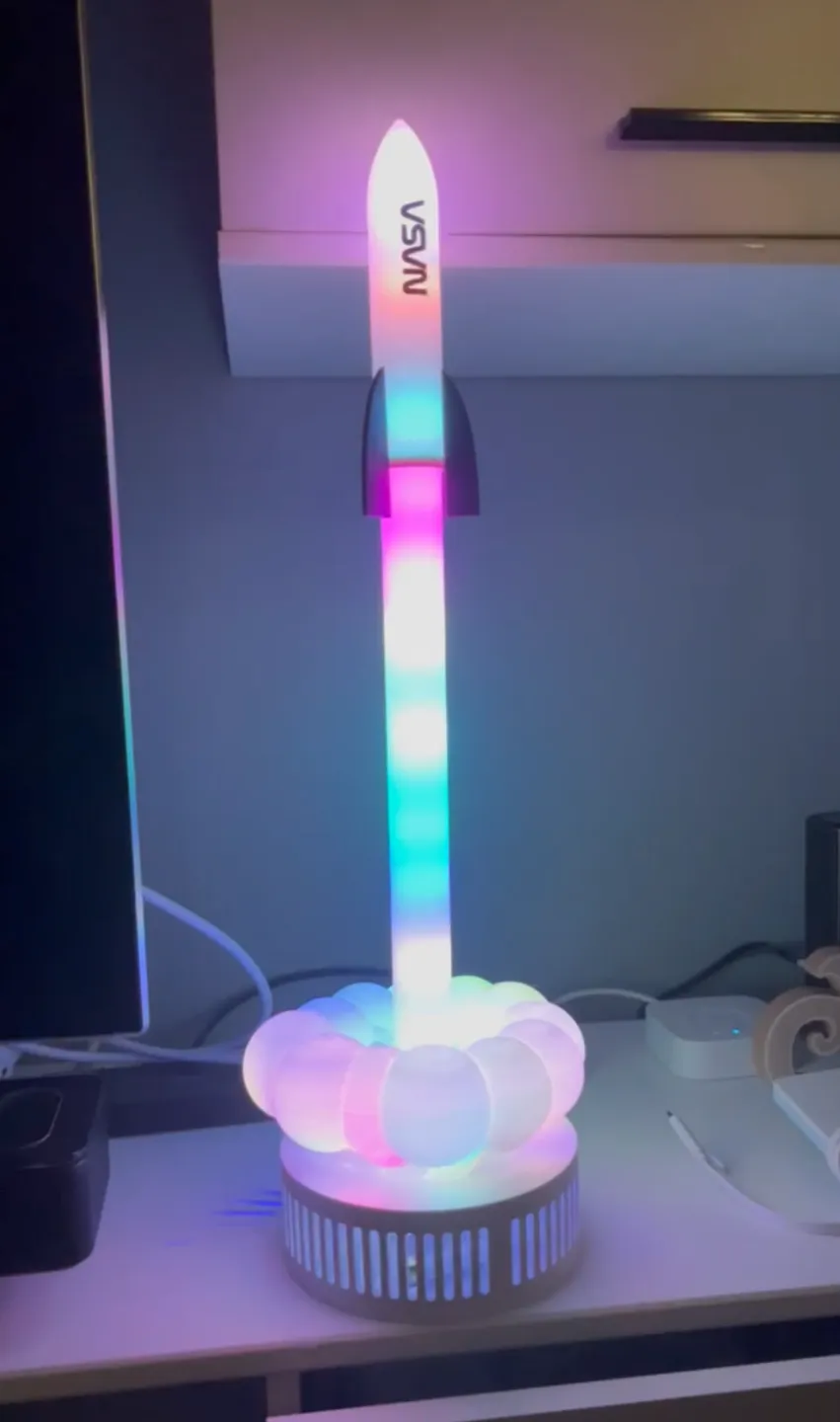 NASA Rocket LED Lamp by laszlo.jasko - MakerWorld