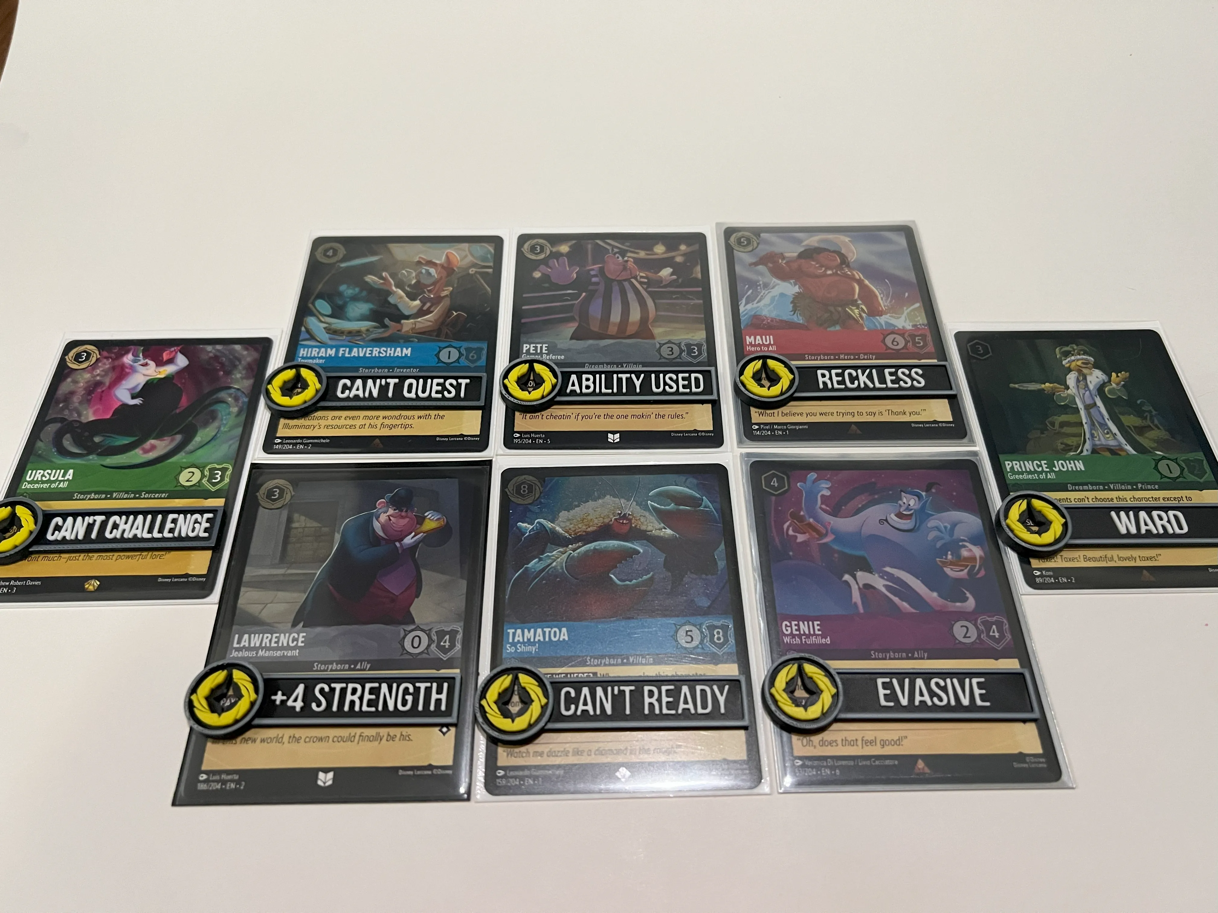 Disney Lorcana Elite Status Tokens Remixed by Geegeez - MakerWorld