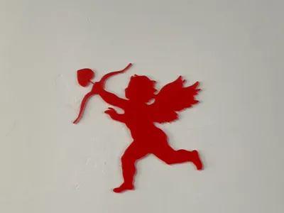 Valentines Cupid Wall Decor by Dougy Fresh Prints - MakerWorld