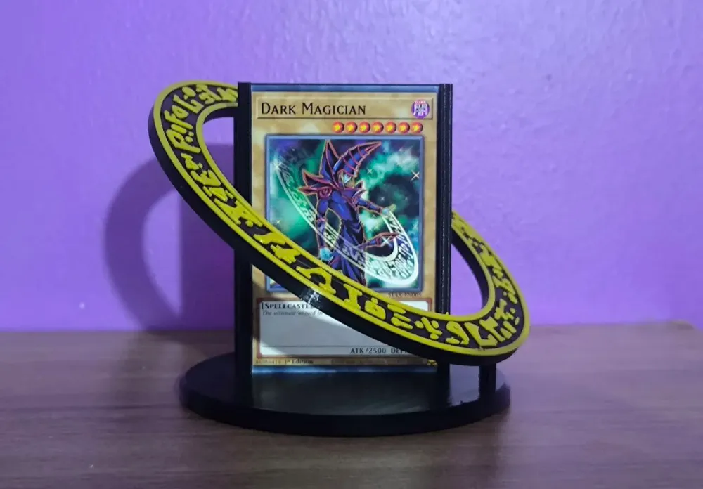 Yu-Gi-Oh! Dark Magician Card Display Stand by Spyral3D - MakerWorld