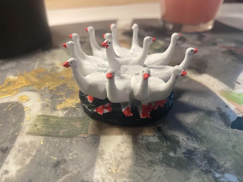 Goose Swarm Miniature Remixed by Kingcornholio - MakerWorld