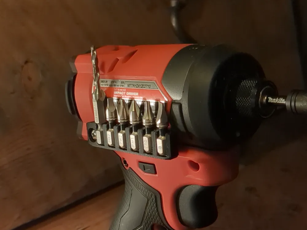 Milwaukee M12 Impact Bit Holder by Calidrius MakerWorld: Download Free ...