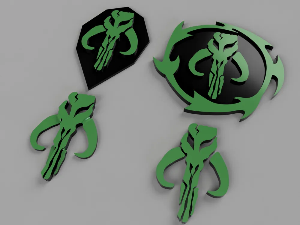 Mandalorian logo - Free 3D Print Model - MakerWorld