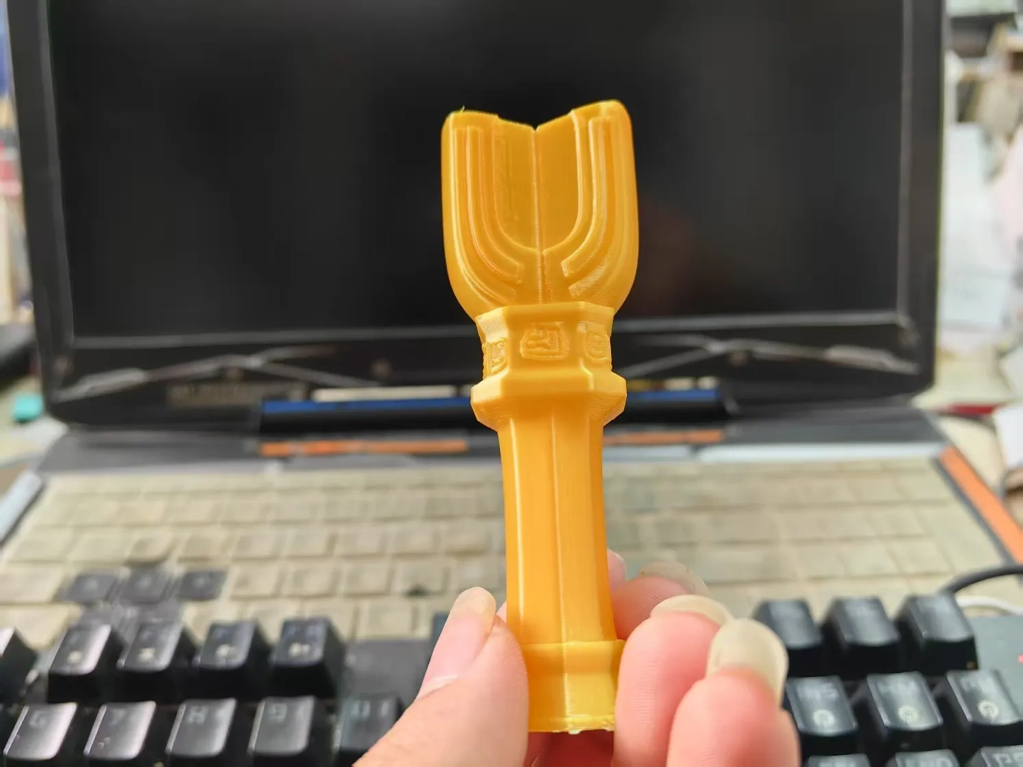 Ultraman Tiga Transformation Device God Light Stick by 玩具小屋 - MakerWorld