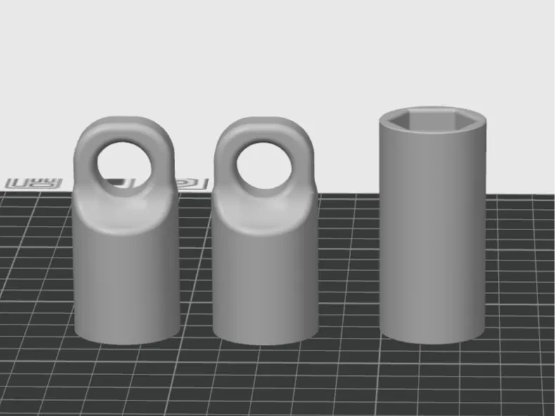 20mm Optical Shaft Hook and Loop Connector by machen0220 - MakerWorld