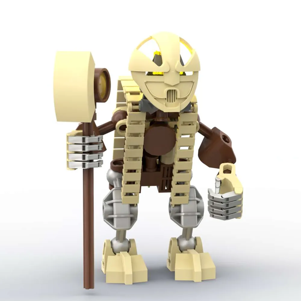 Bionicle Turaga Onewa Staff (Movie version) - Free 3D Print Model ...