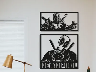 wall art 2d - Dead Pool by having_fun - MakerWorld