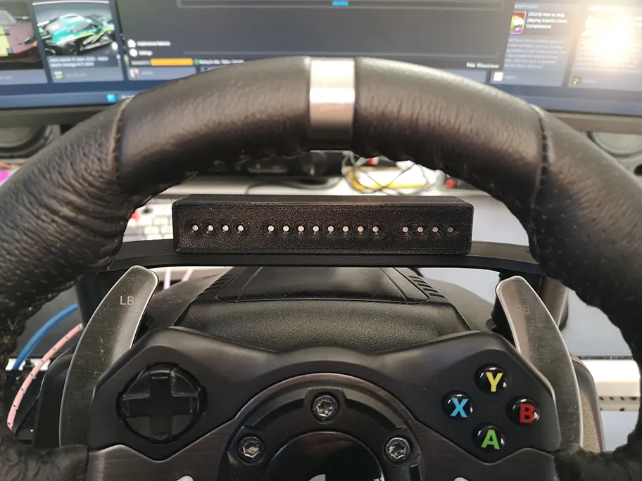 Sim Racing SLI RPM tachometer by Mark_McQ MakerWorld: Download Free 3D ...