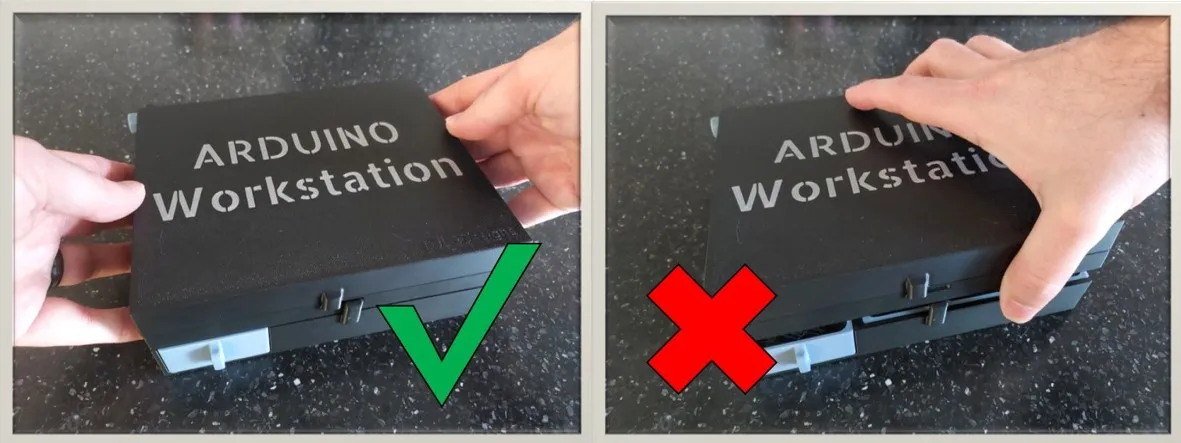 Storage Add-on for Modular Arduino Workstation by DJL 3Designs ...