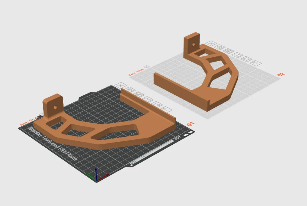 Car Rear Wing Support for Shelfs by j3d João K - MakerWorld