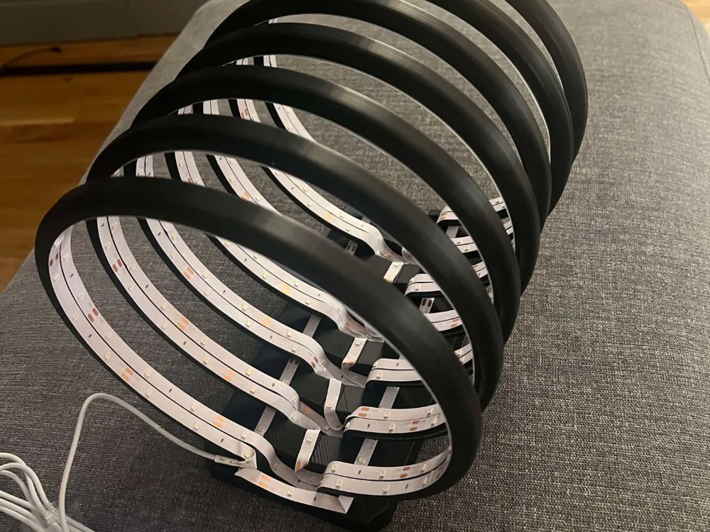 Disc golf glow charger by Barebone MakerWorld: Download Free 3D Models