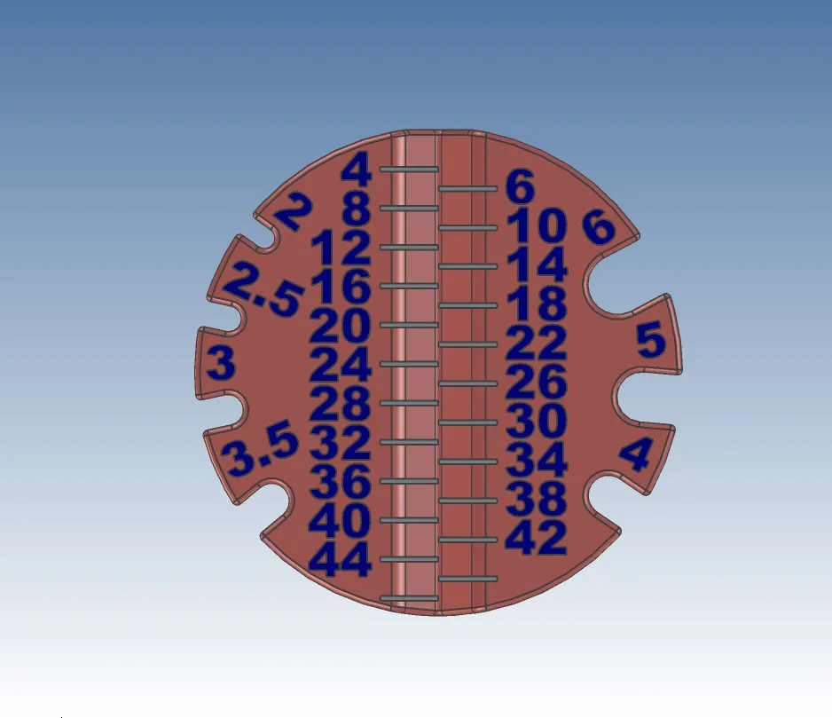 Round Metric Screw Measuring (M2-M6, up to 48mm) Remixed by alexan_e MakerWorld: Download Free ...